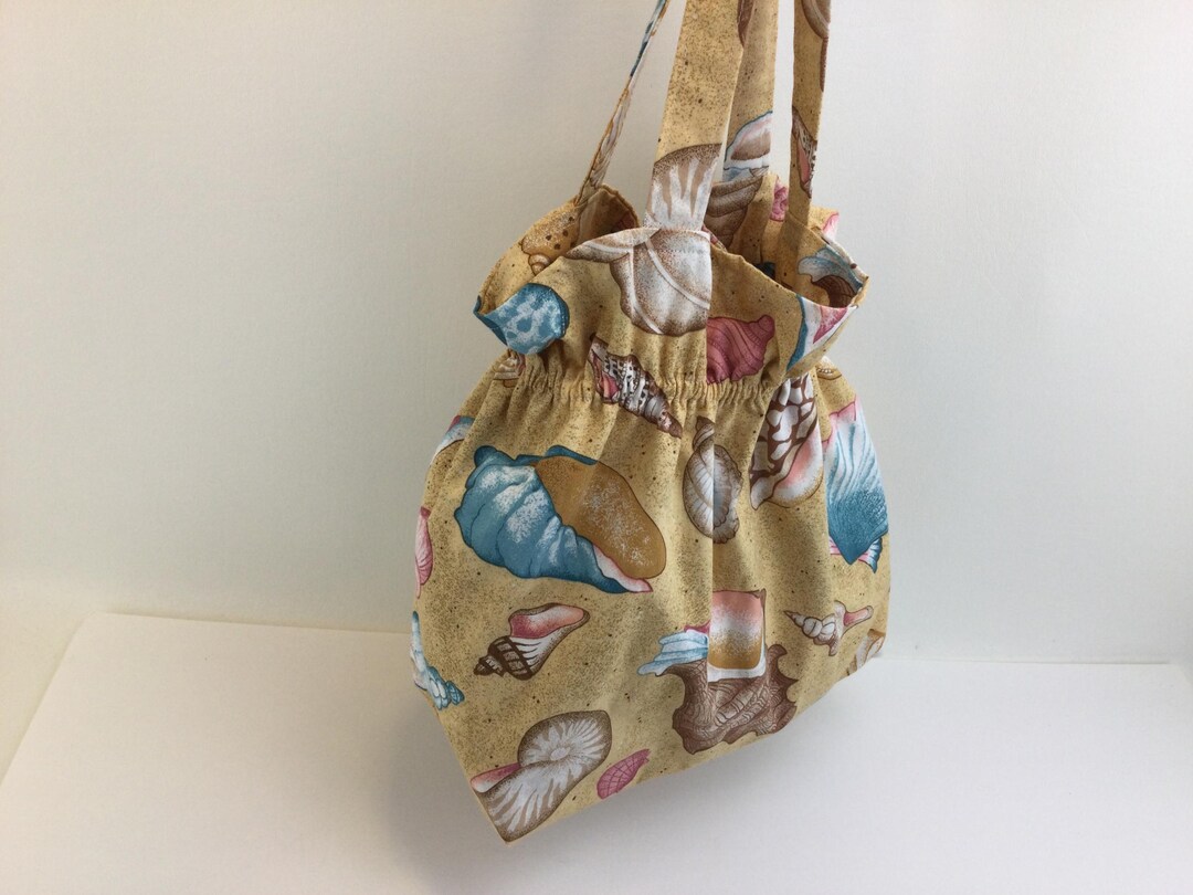 Handmade Seashell Tote: Nautical Theme; Beach Bag; Ocean - Etsy