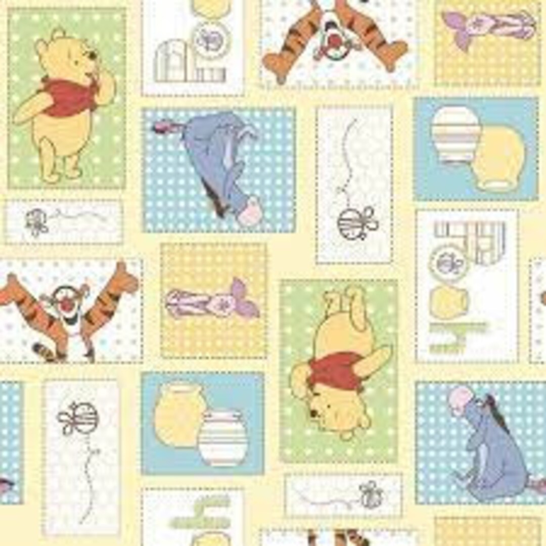 Disney Winnie the Pooh TM Fabric Tigger TM Fabric Eeyore - Etsy