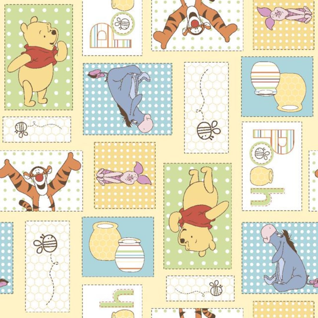 Disney Winnie the Pooh TM Fabric, Tigger TM Fabric, Eeyore TM Fabric ...