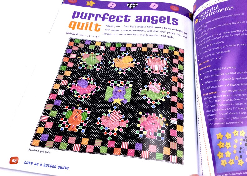 Cute as A Button Quilt Pattern Quilt Book Buttons Button | Etsy