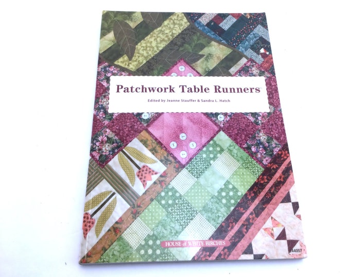 Patchwork Table Runners, Quilt Book, Quilt Pattern. Table Decor, Rose ...