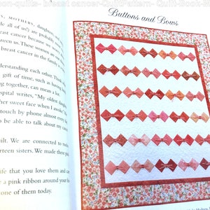 Pink Ribbon Quilts, Breast Cancer, Quilt Pattern, Quilt Book, Sewing ...
