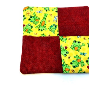 Frog Hot Pad, Pot Holder, Trivet, Mug Rug, Insulated Hot Pad, Casserole ...