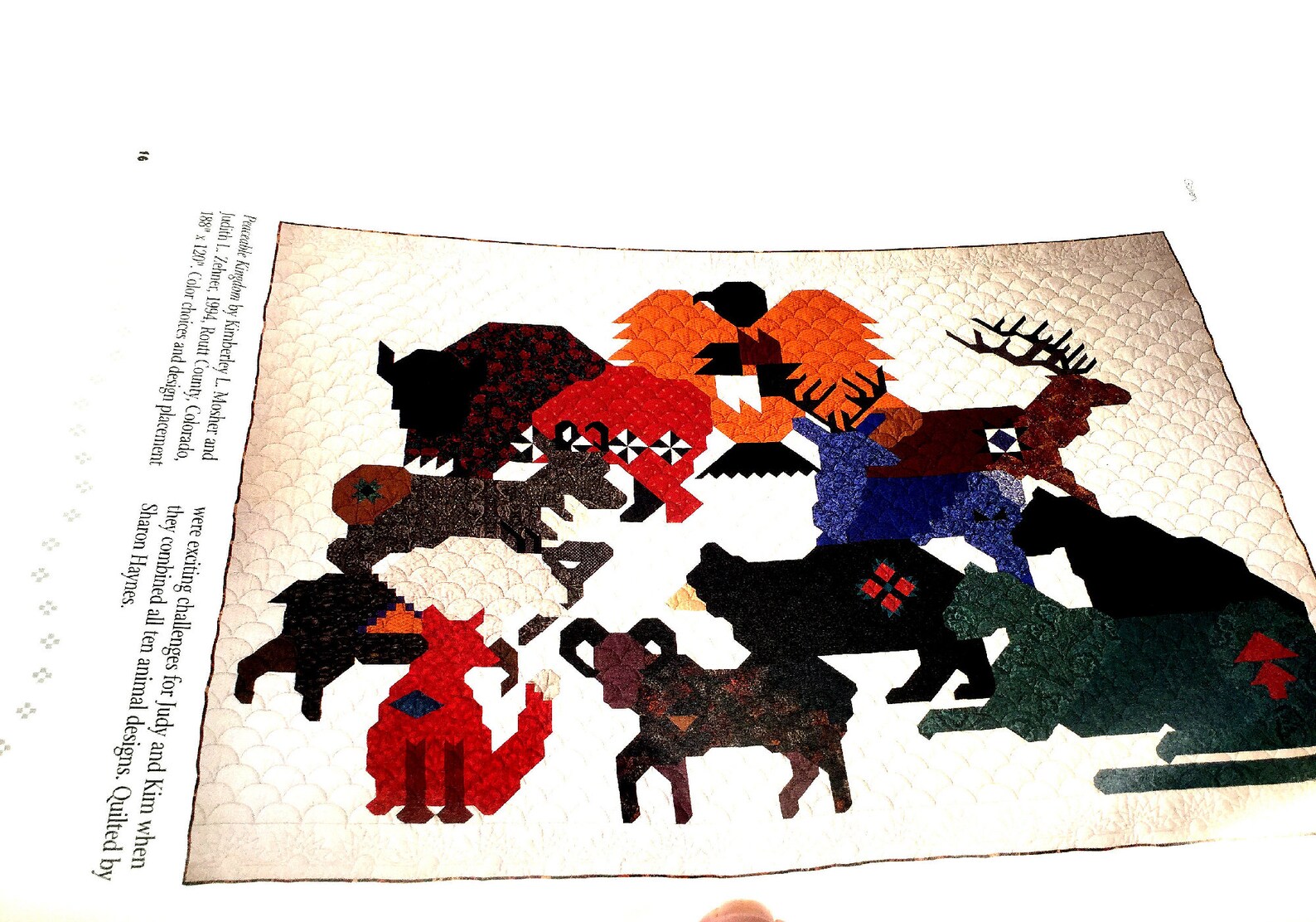 Quilted Legends Animal Quilts House White Birches Quilt | Etsy