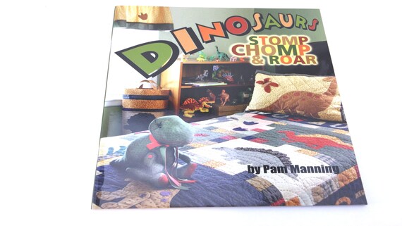 Dinosaurs Stomp Chomp and Roar Dinosaur Quilt Dinosaur | Etsy
