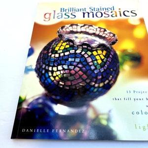 Mosaic Mosaic Books Stained Glass Glass Mosaic How to - Etsy