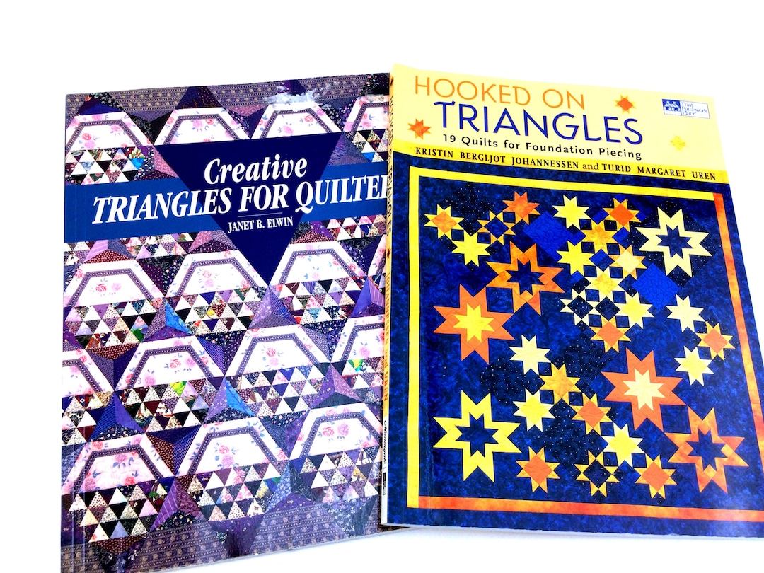 Triangle Quilting, Quilt Pattern, Quilt Books, Lot of Books, Quilt ...