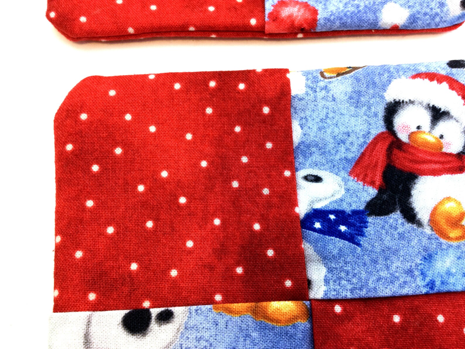 Penguin Coasters Penguin Mug Rugs Christmas Coasters Set of - Etsy