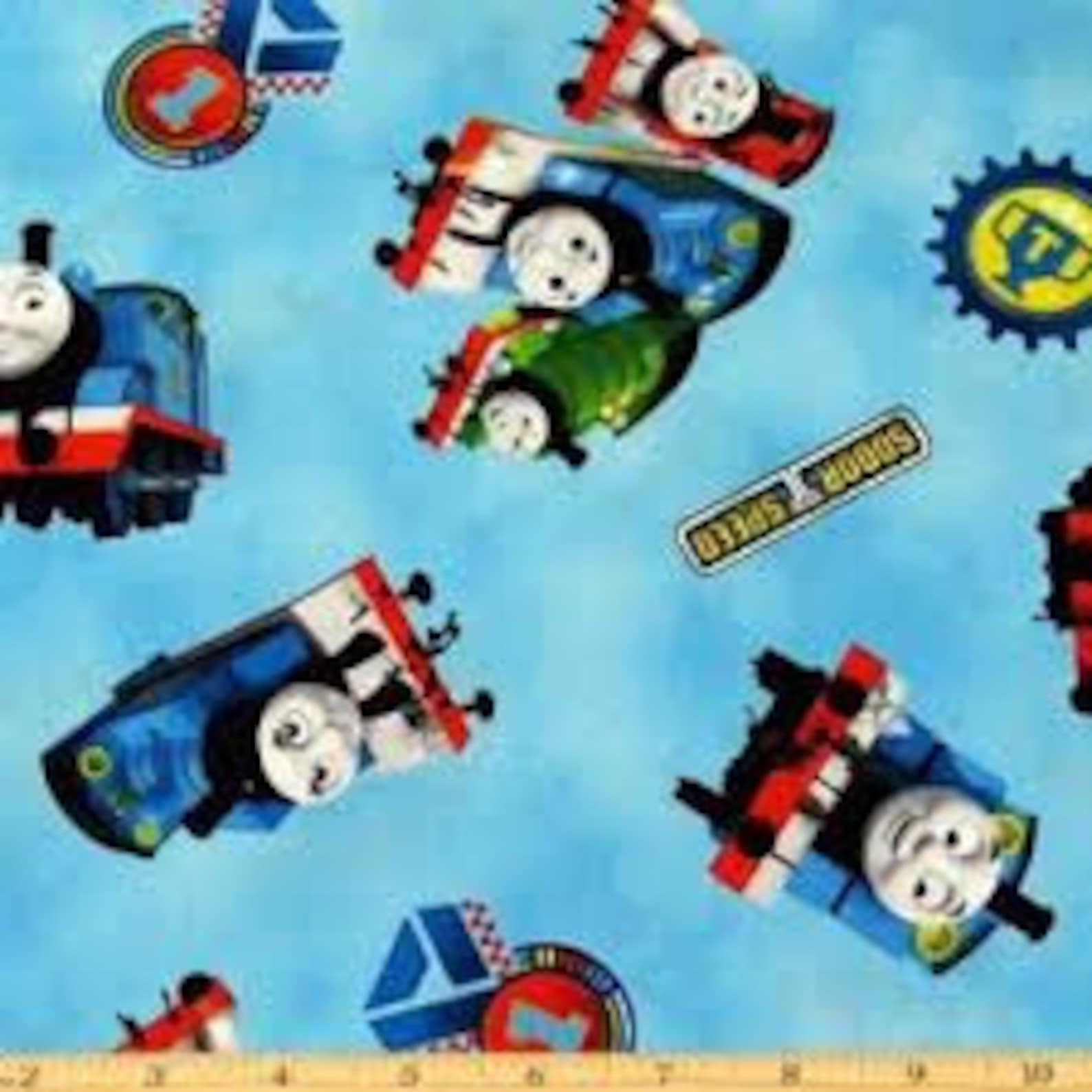 Thomas the Train TM Fabric, Thomas & Friends TM, One Half Yard Only ...