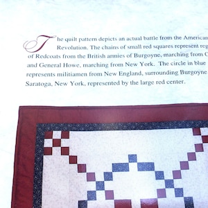 Burgoyne Surrounded, Quilt Pattern, Quilt Book, Historic Quilt, Baby Quilt, Twin Quilt, Queen ...
