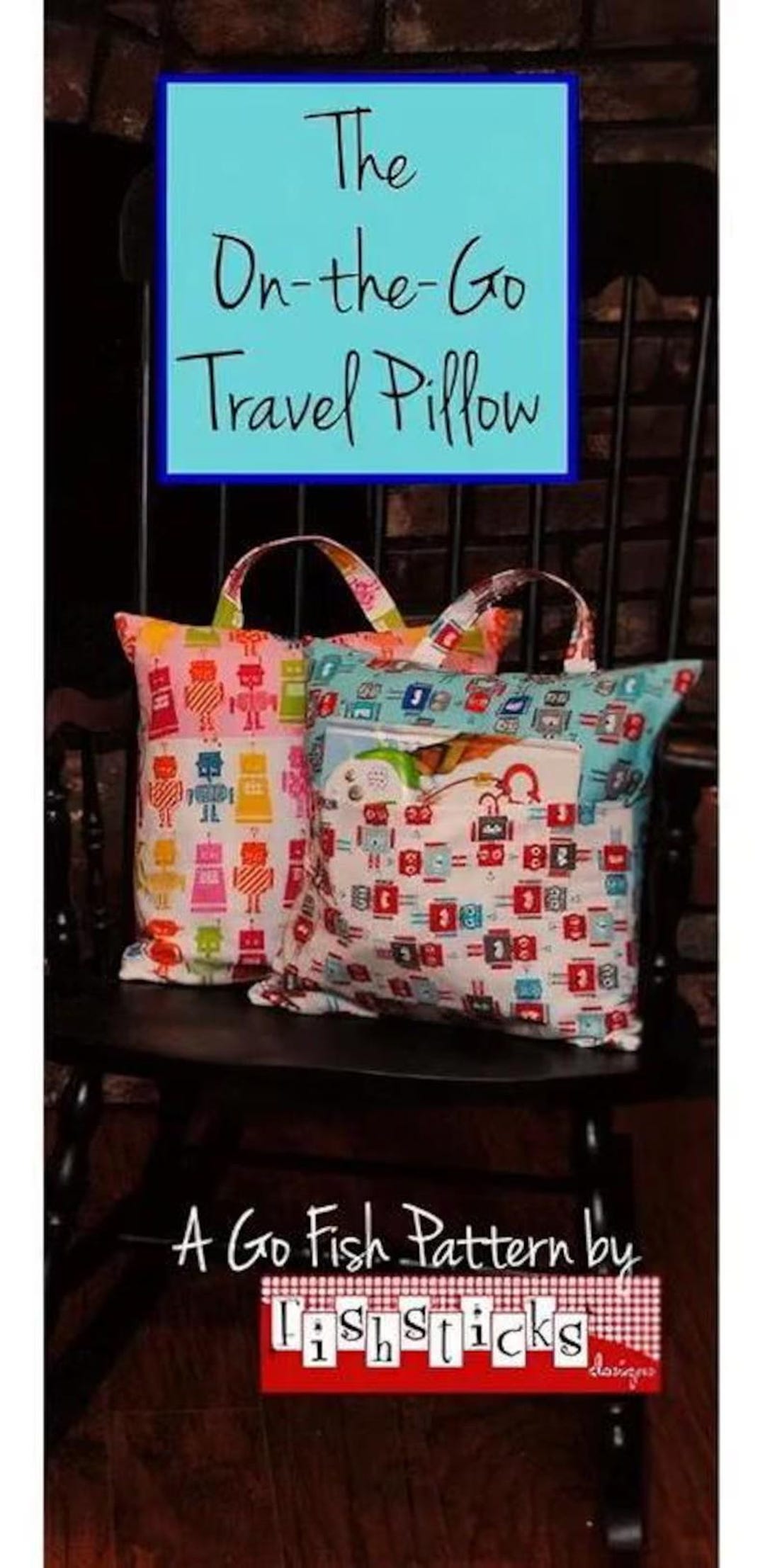 Travel Pillow Pattern, on the Go, Accent Pillow Pattern, Pocket Pillow ...