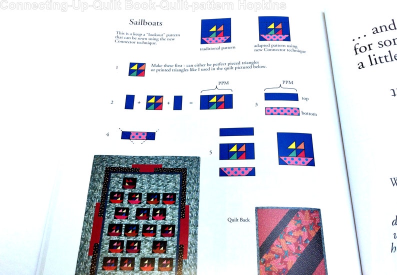 Connecting Up Quilt Pattern Quilt Book Quilting Tutorial - Etsy