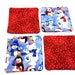 Penguin Coasters Penguin Mug Rugs Christmas Coasters Set of - Etsy
