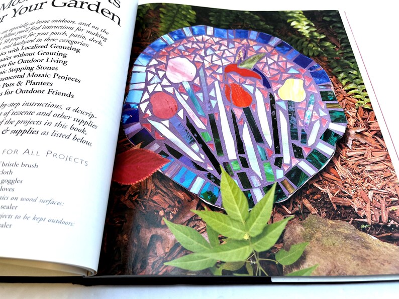 Mosaic Mosaic Books Stained Glass Glass Mosaic How to - Etsy