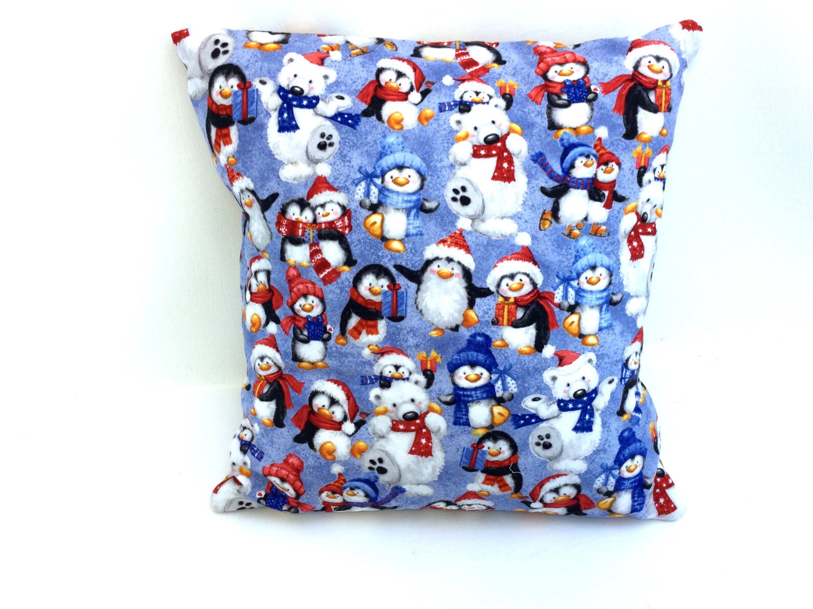 Penguin Pillow Christmas Pillow Accent Pillow Christmas - Etsy