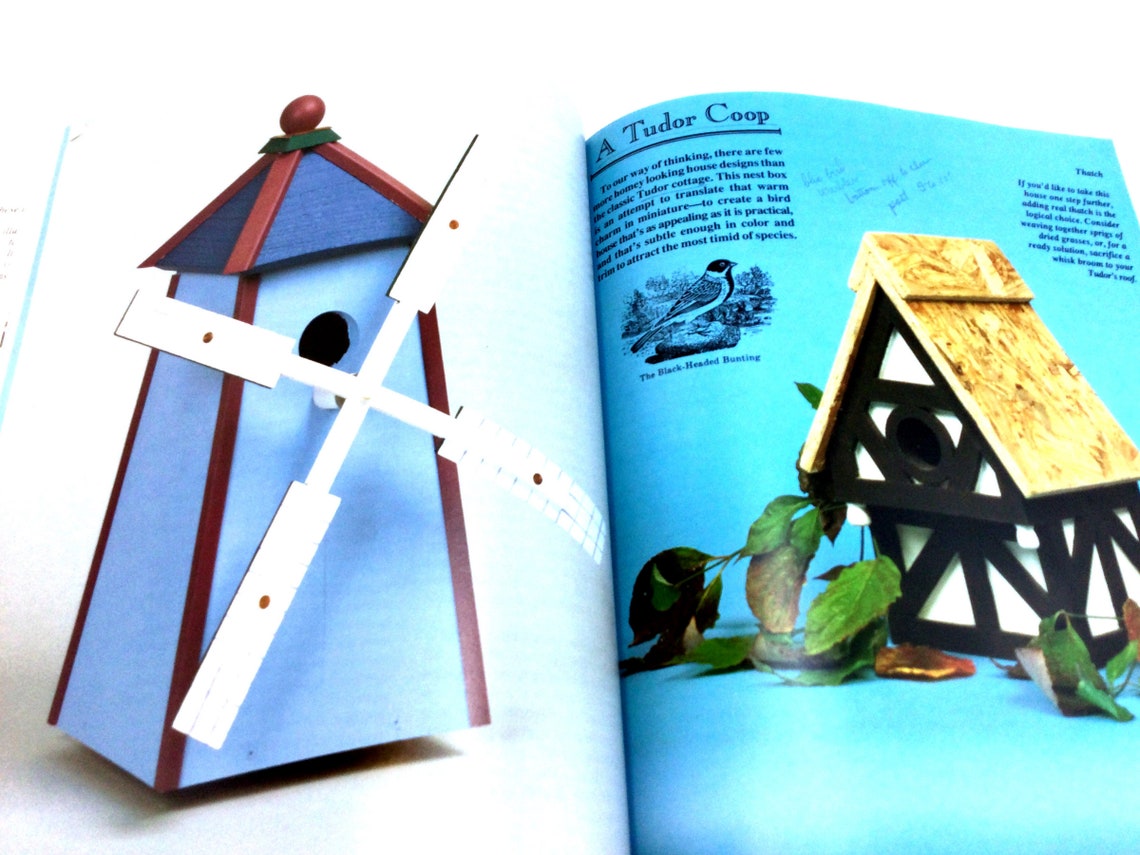 Bird House Book Making Bird Houses Bird House Pattern - Etsy
