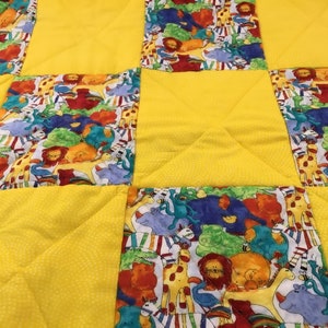 Handmade Baby Quilt Handmade Zoo Quilt Zoo Animals Quilt - Etsy