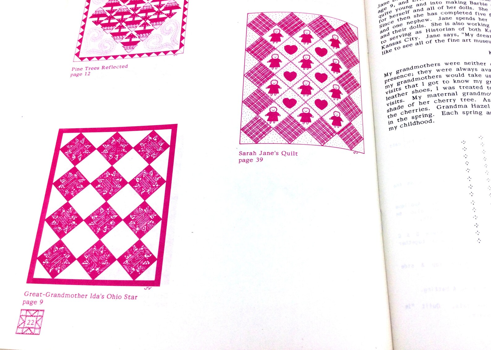 At Grandmas Knee Quilt Pattern Quilt Book Baby Quilts Doll - Etsy