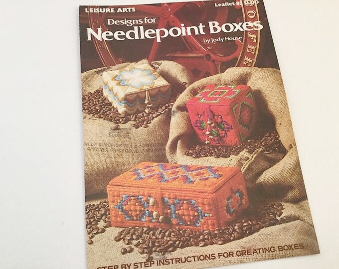 Needlepoint Boxes, Needlepoint Pattern, Leisure Arts 83, Handmade Boxes ...