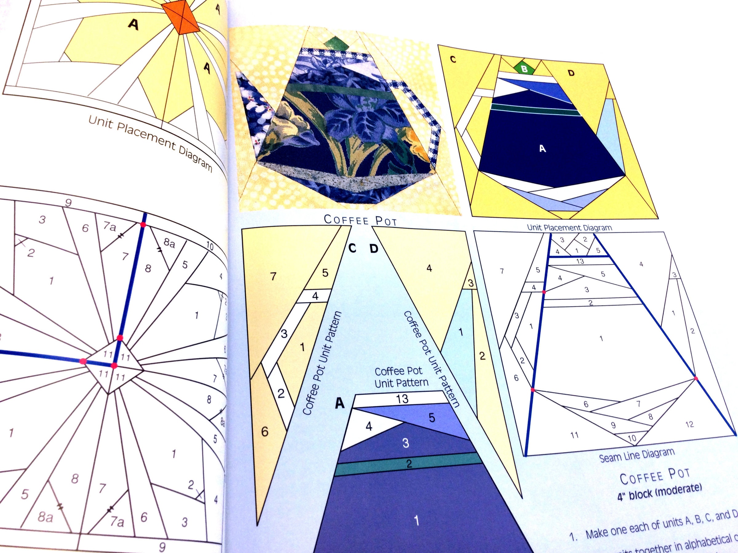 Foundation Pieced Quilts Quilt Pattern Foundation Piecing | Etsy