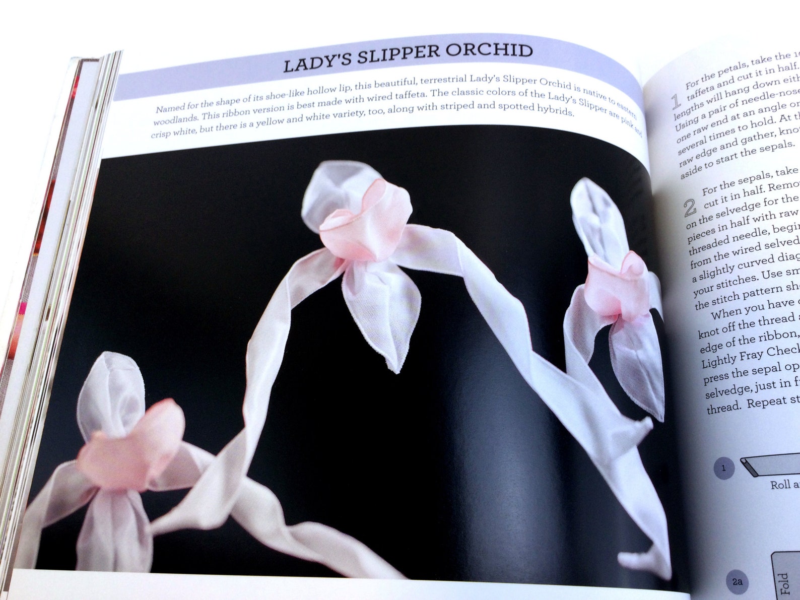 Ribbon Flowers Craft Book Flower Patterns Craft Patterns - Etsy