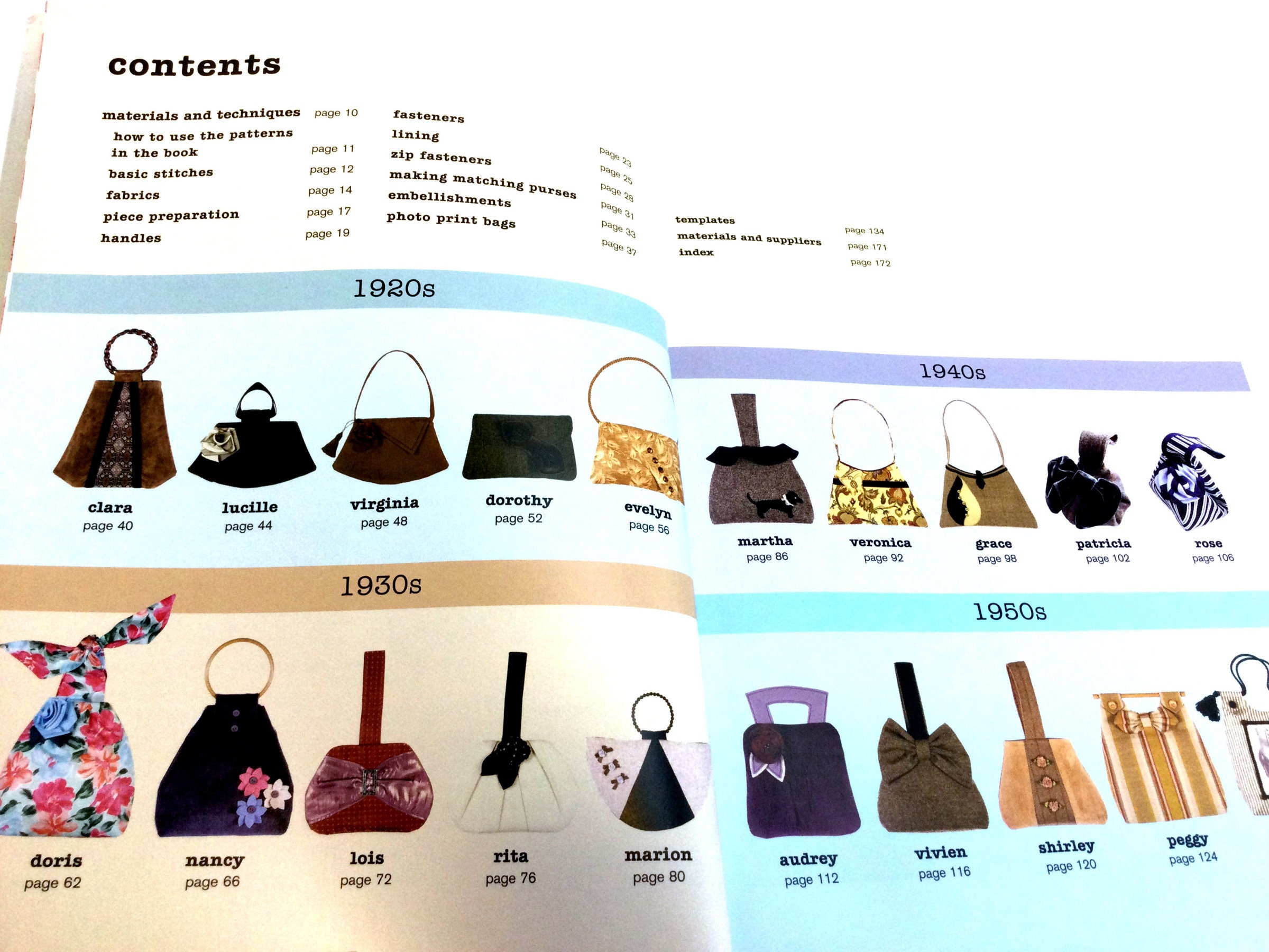 Making Vintage Bags Mid Century Fashions Purse Patterns - Etsy