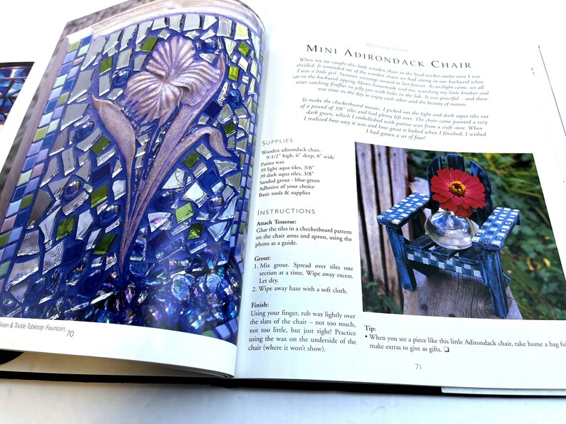 Mosaic Mosaic Books Stained Glass Glass Mosaic How to - Etsy
