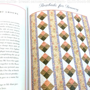 Pink Ribbon Quilts, Breast Cancer, Quilt Pattern, Quilt Book, Sewing ...