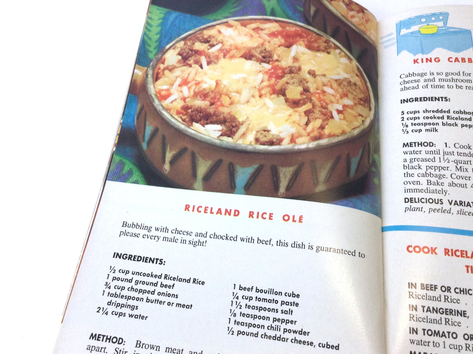 Riceland Rice Riceland Cook Book Riceland Recipes Rice Cook - Etsy