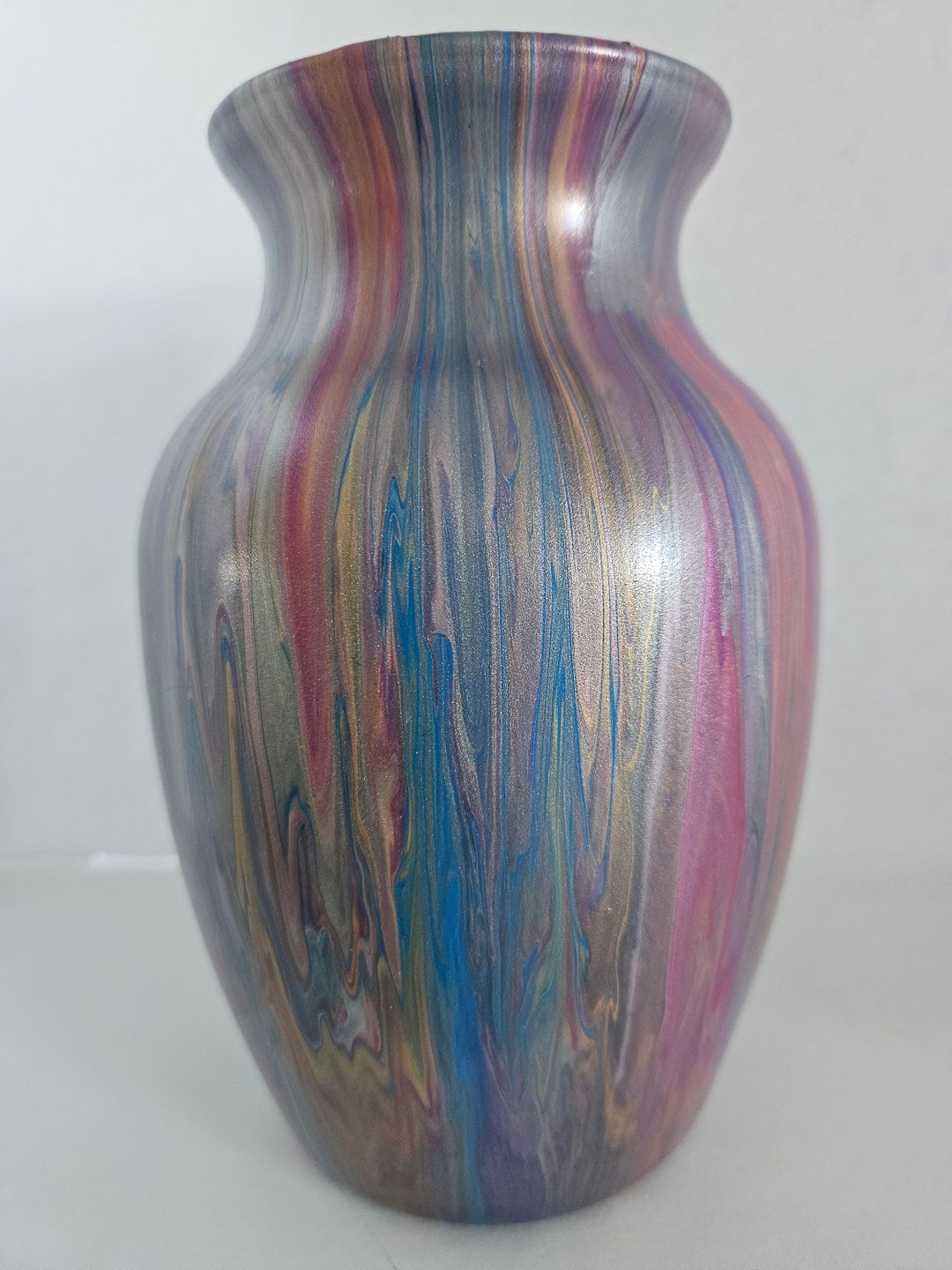 Acrylic Paint Pour Vase - Etsy