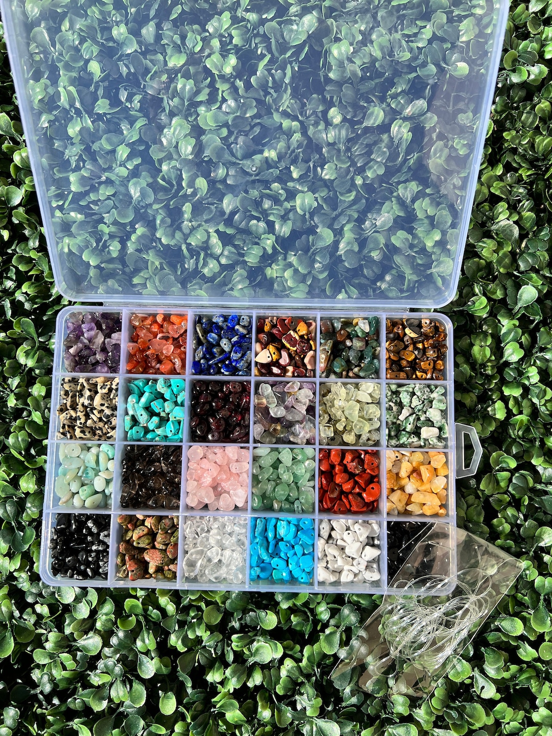 Bulk Crystal Kit, Healing Gemstone Crystal Chip Kit,chakra Beads,stone ...