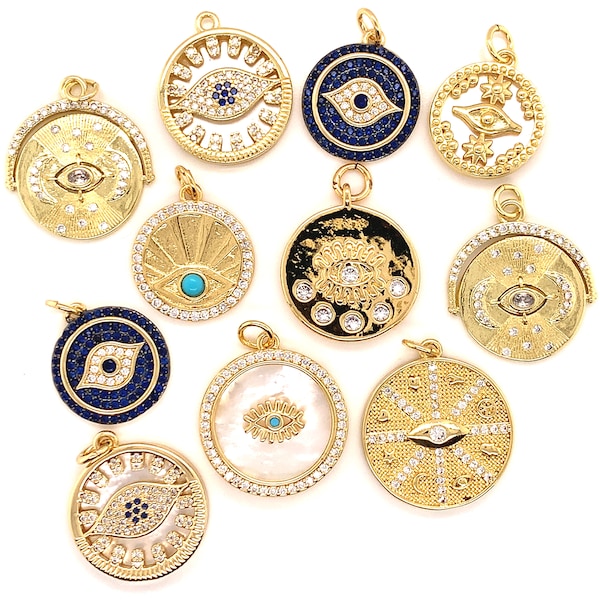 Evil Eye Charms - Etsy