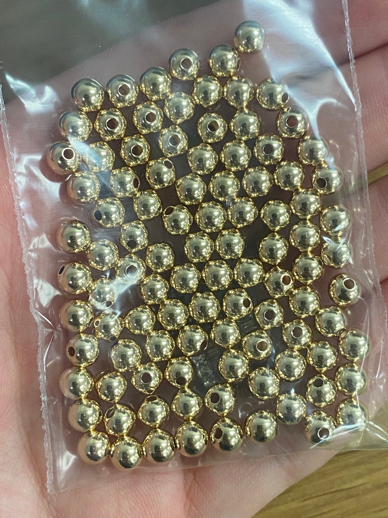 14K Gold Filled Non Tarnish GUARANTEE Beads100 High Quality - Etsy