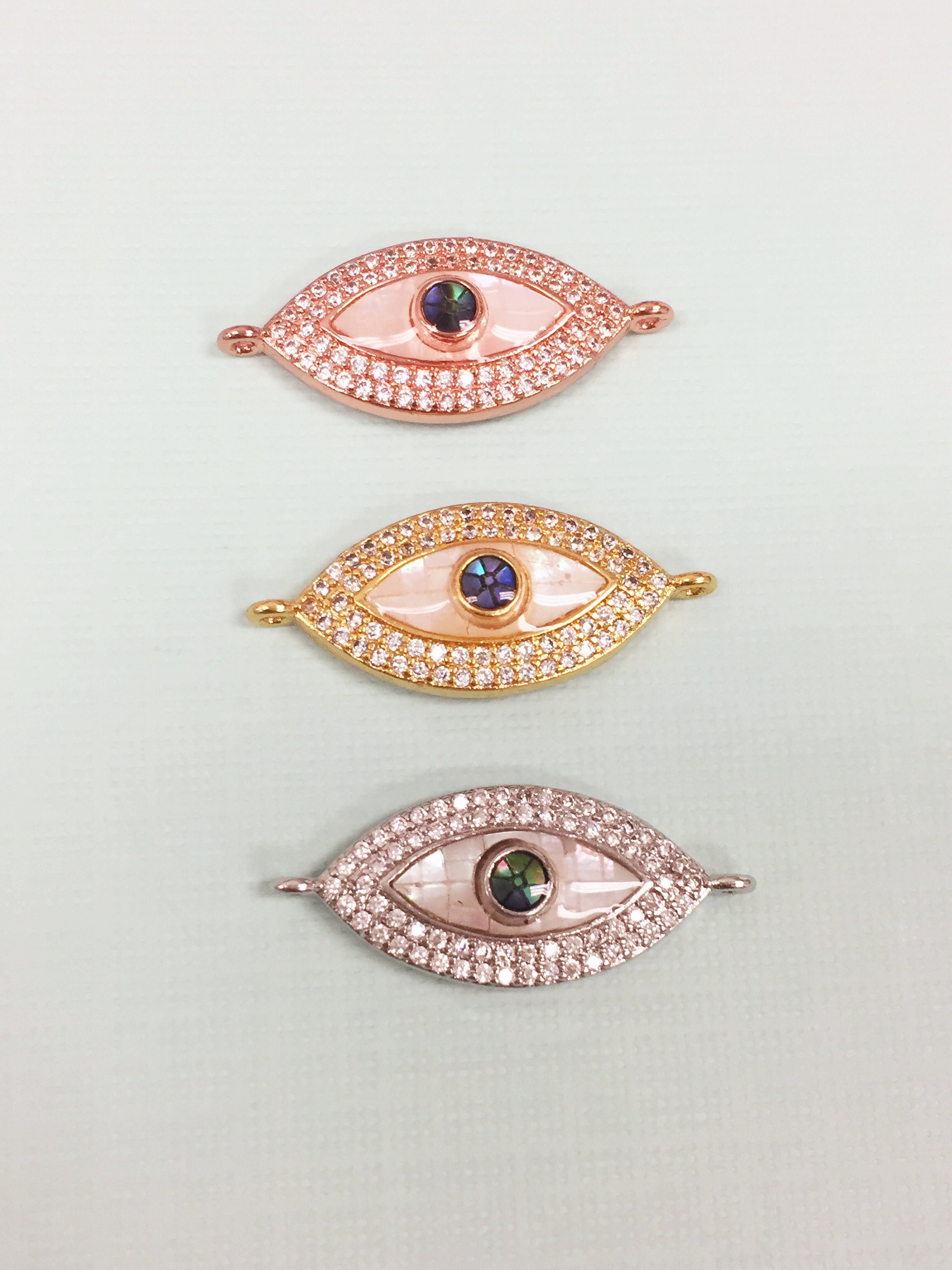 Gold Evil Eye CharmEvil Eye JewelryLucky Eye CharmBulk | Etsy