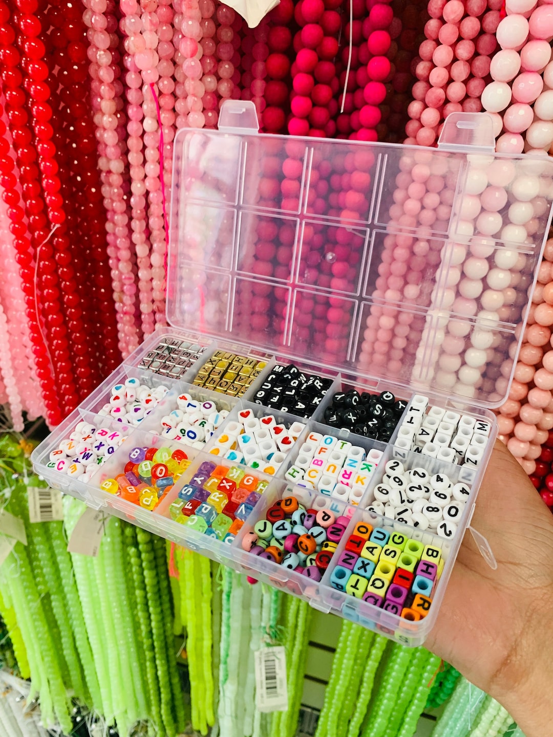DIY Bracelet Letter Bead Kit, Arts & Crafts for Kids Kit, Assorted ...