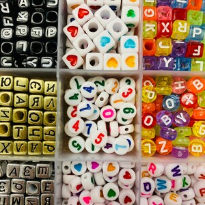 DIY Bracelet Letter Bead Kit,arts & Crafts for Kids and Adults,assorted ...