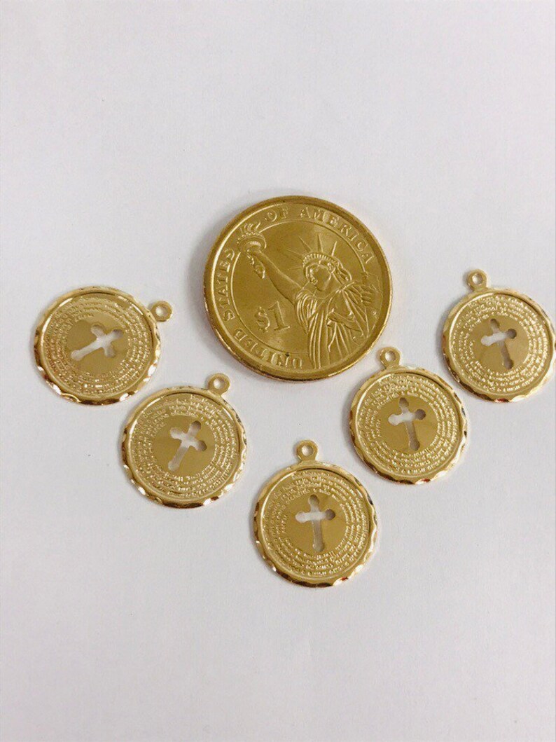 18K Gold Filled Ten Commandments Charm,religious Charms for Jewelry ...
