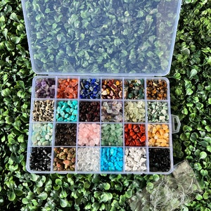 Bulk Crystal Kit, Healing Gemstone Crystal Chip Kit,chakra Beads,stone ...