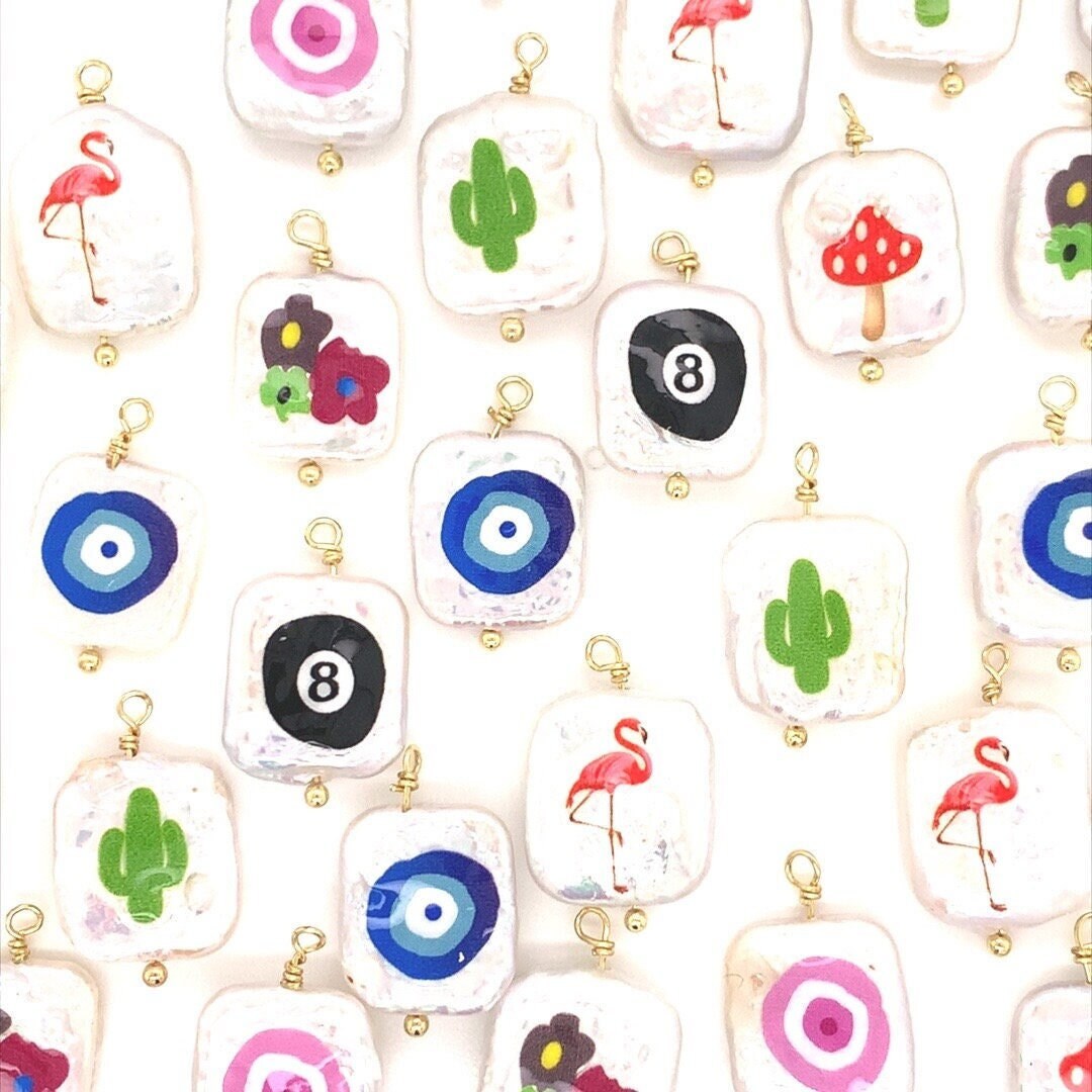 Eight Ball Charm,8 Ball Charm,boho Charms,bulk Charms,wholesale Charms ...