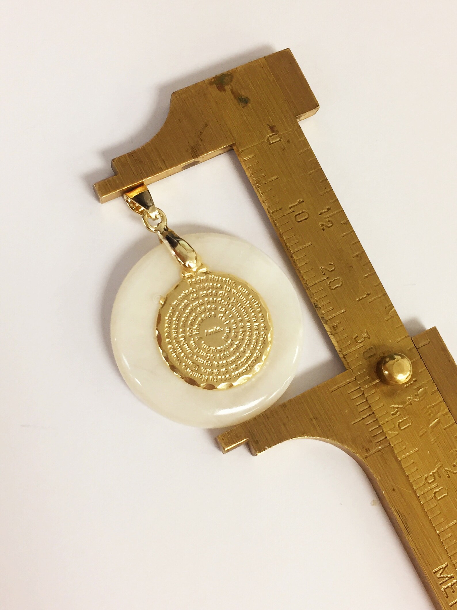 Our Father Prayer Pendant, Gold Filled Pendant, the Lord's Prayer Charm ...