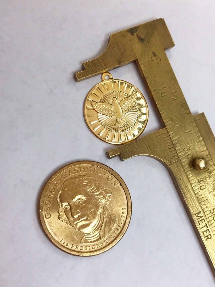 Holy Spirit Pendant First Holy Communion Bird Pendant - Etsy