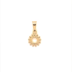 Gold Filled Sun Charm, Sun Charm, Sun Pendant, Gold Filled Celestial ...