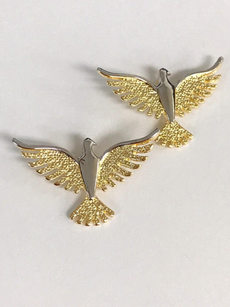 Large Gold Filled Holy Spirit Pendantdove Pendantchristian - Etsy