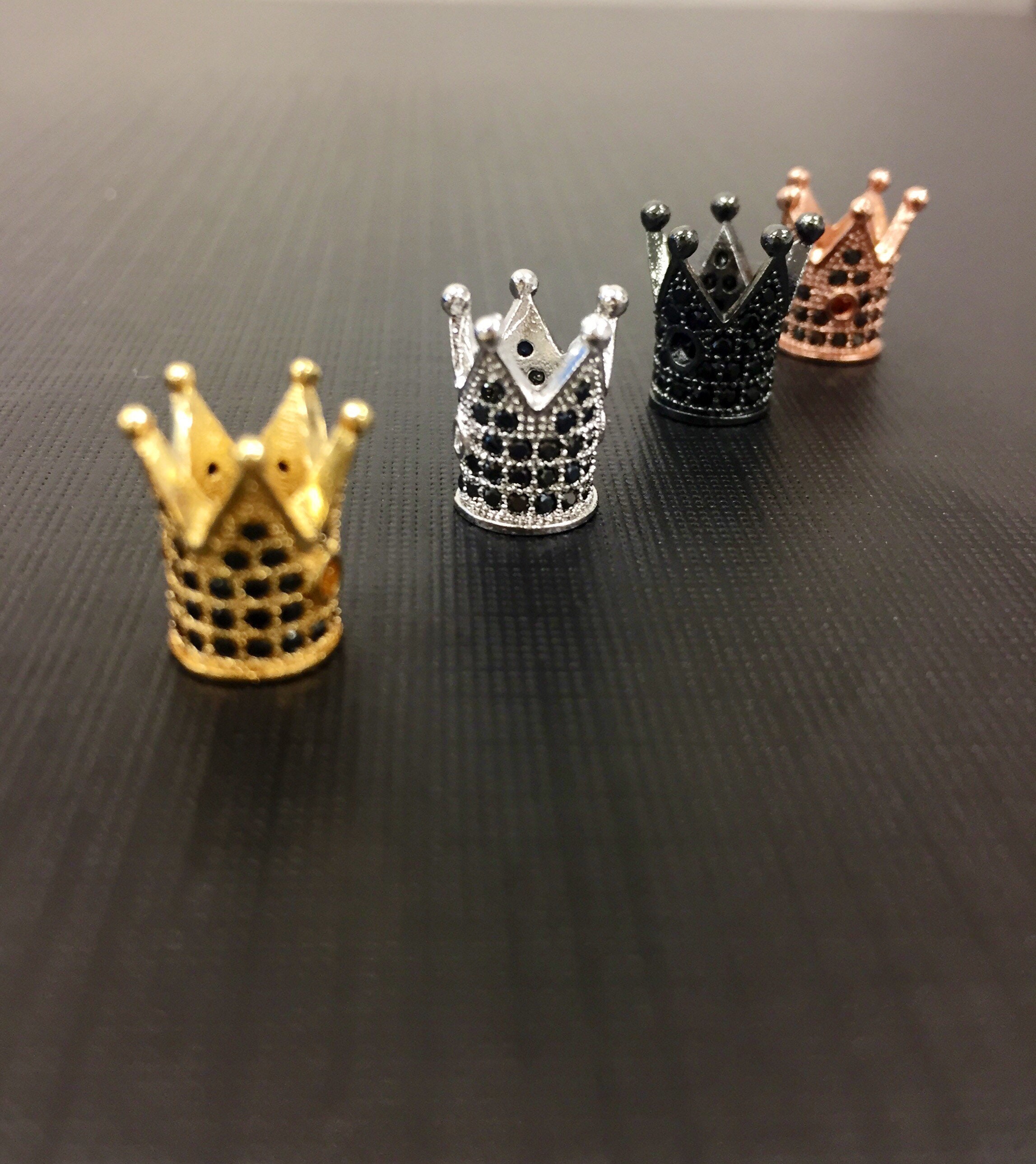 Crown Beads Crown Bead Crown Crown Charm Crown Jewelry Crown | Etsy