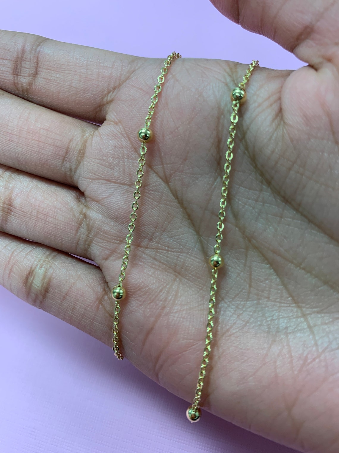 Wholesale Gold Filled Ball Chain, Chain for Permanent Jewelry, Bulk ...