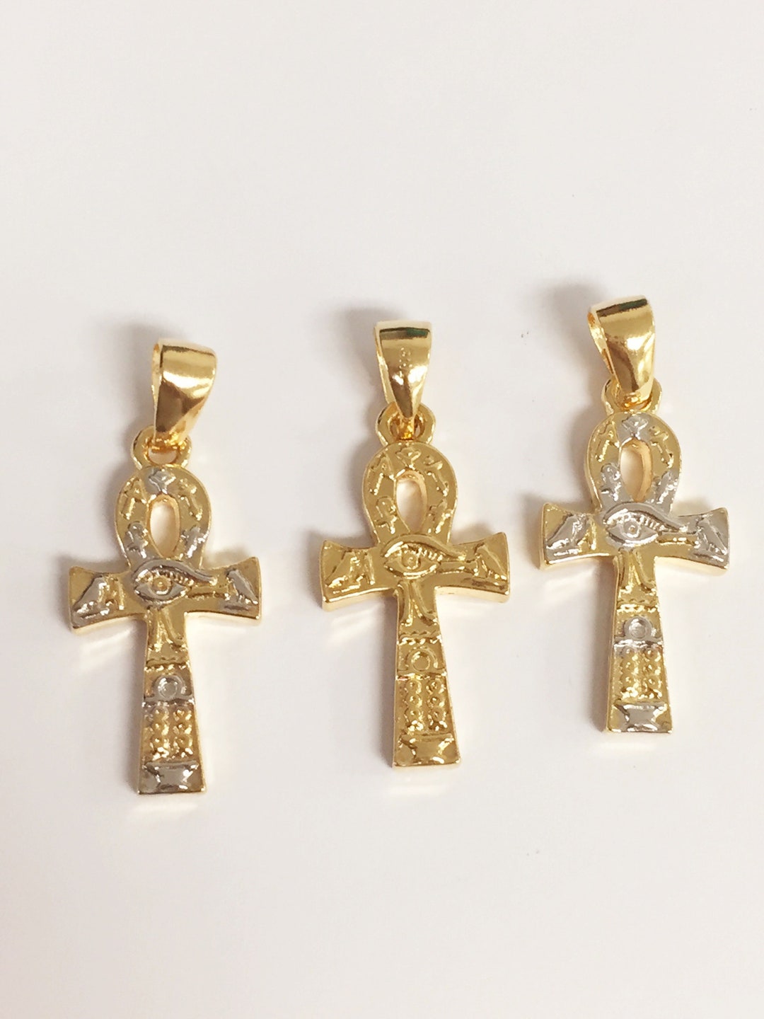 18K Gold Filled Large Ankh,ankh Pendant,ankh Charm,ankh Jewelry,breath ...