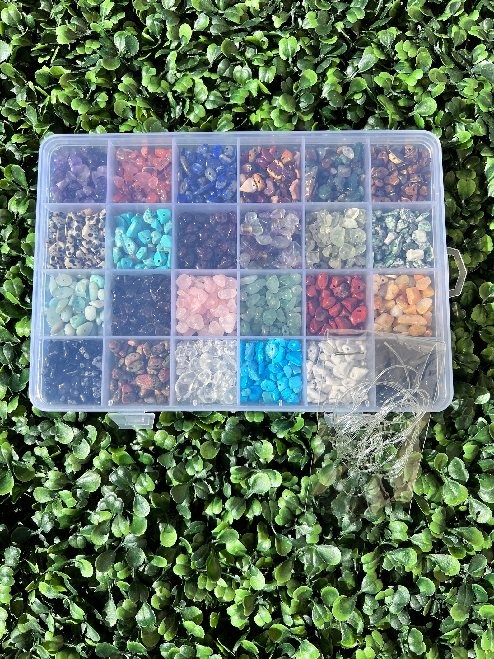 Bulk Crystal Kit, Healing Gemstone Crystal Chip Kit,chakra Beads,stone ...