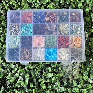 Bulk Crystal Kit, Healing Gemstone Crystal Chip Kit,chakra Beads,stone ...