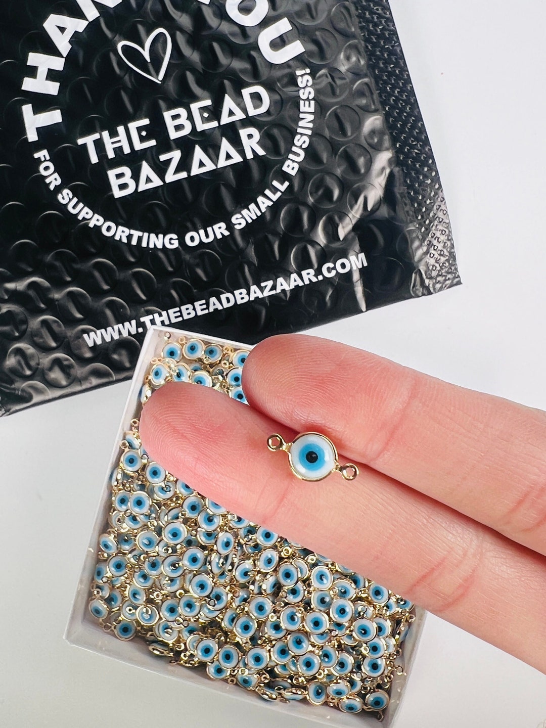 Evil Eye Connector, Gold Filled Evil Eye Jewelry, Lucky Eye Jewelry ...