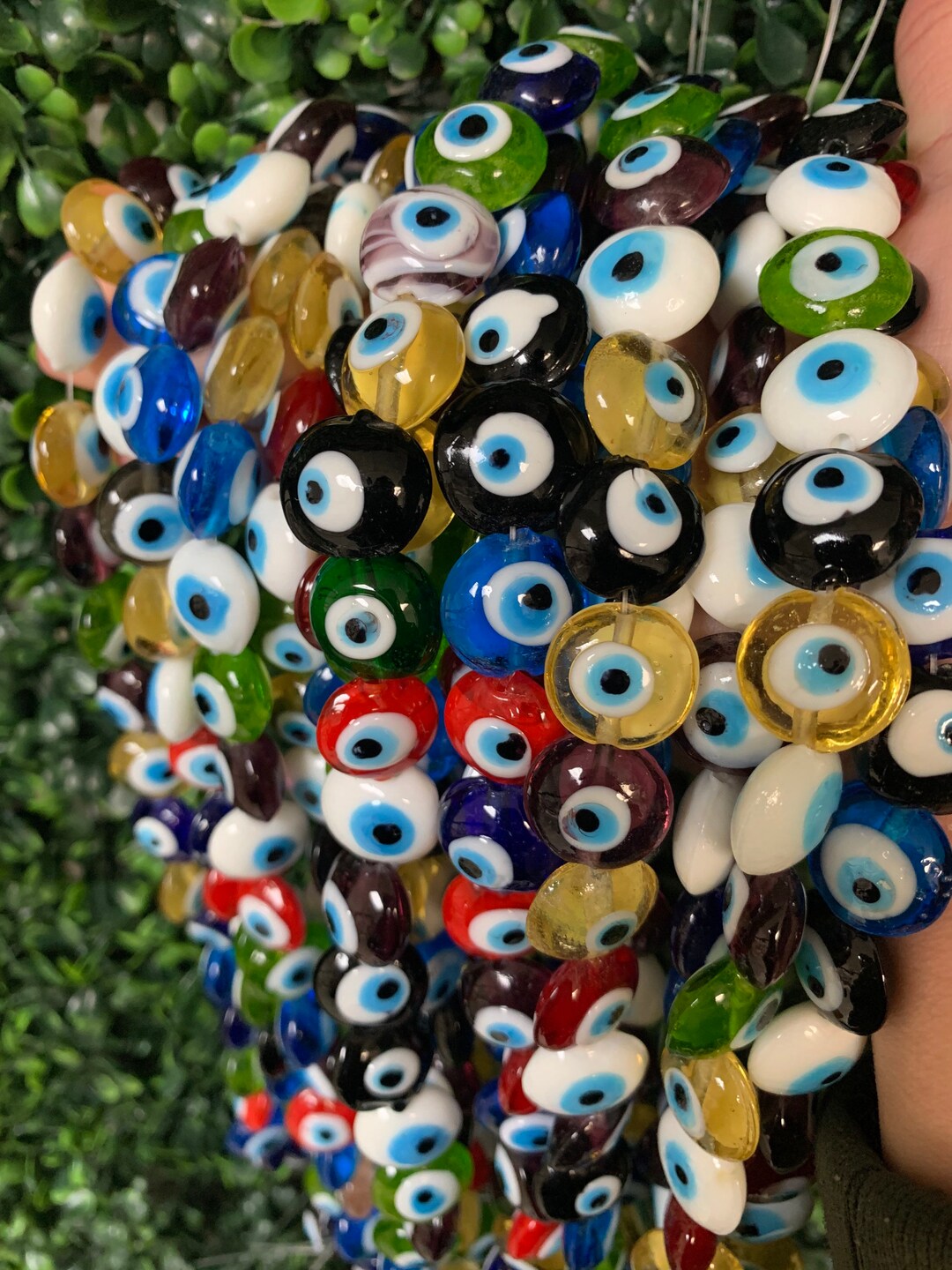 Large Colorful Evil Eye Spacer Accent Beads,diy Evil Eye Jewelry for ...